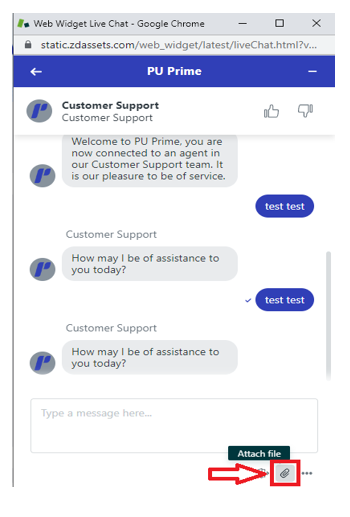 Bagaimana cara mengunggah tangkapan layar dan dokumen di Live Chat? – Help Center | PU Prime ...