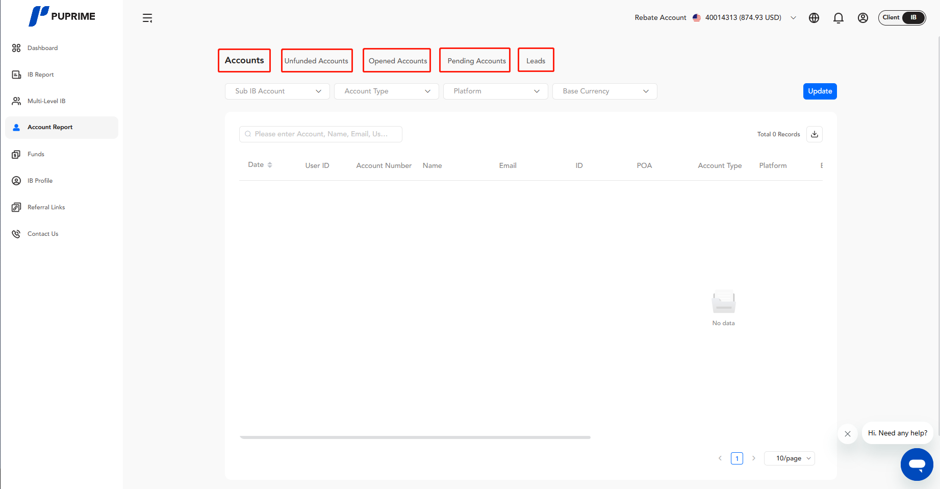 ฉันสามารถดู IB รายงานบัญชี ได้ที่ไหน? – Help Center | PU Prime | More Than Trading