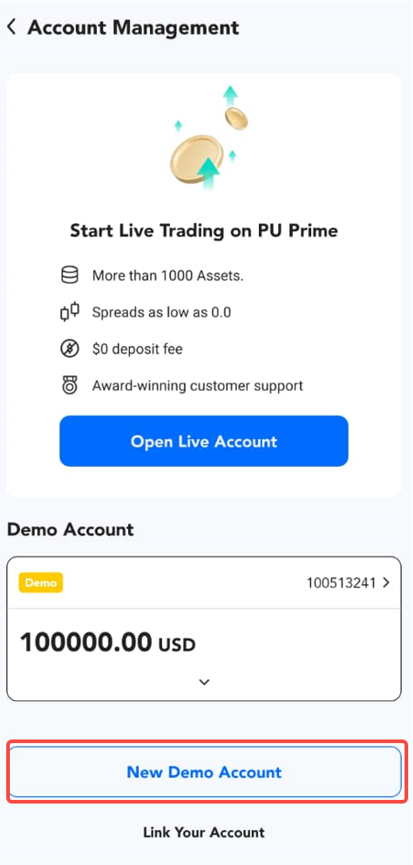 วิธีการสมัครบัญชีทดลอง – Help Center | PU Prime | More Than Trading